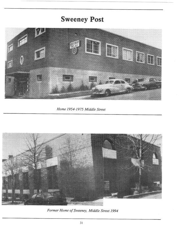 Sweeney Post locations | The American Legion Centennial Celebration